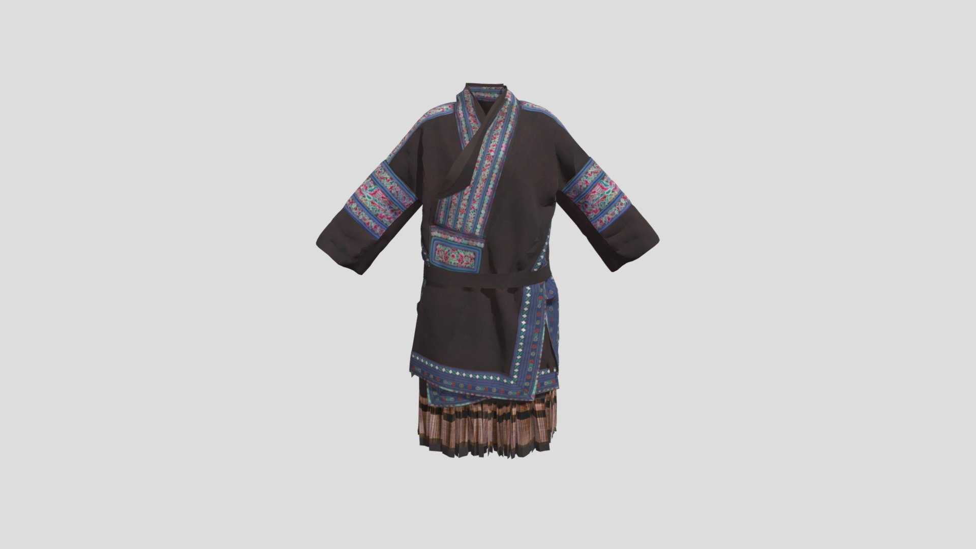 The Geyi Style - Download Free 3D model by Ethnic Virtual Costume ...