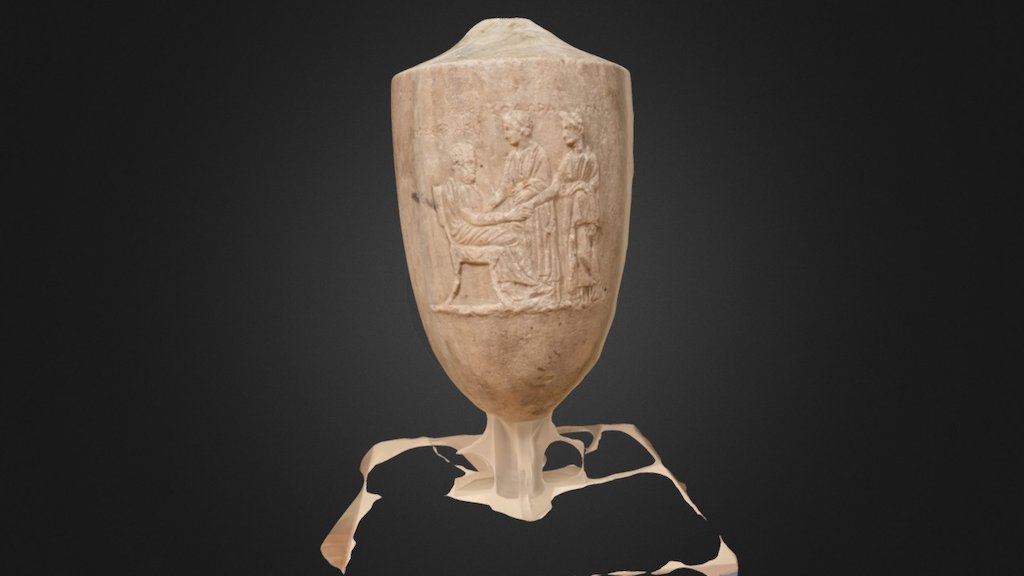 Greek Funerary Vessel Lekythos - 3D model by bhorne [8f466e9] - Sketchfab