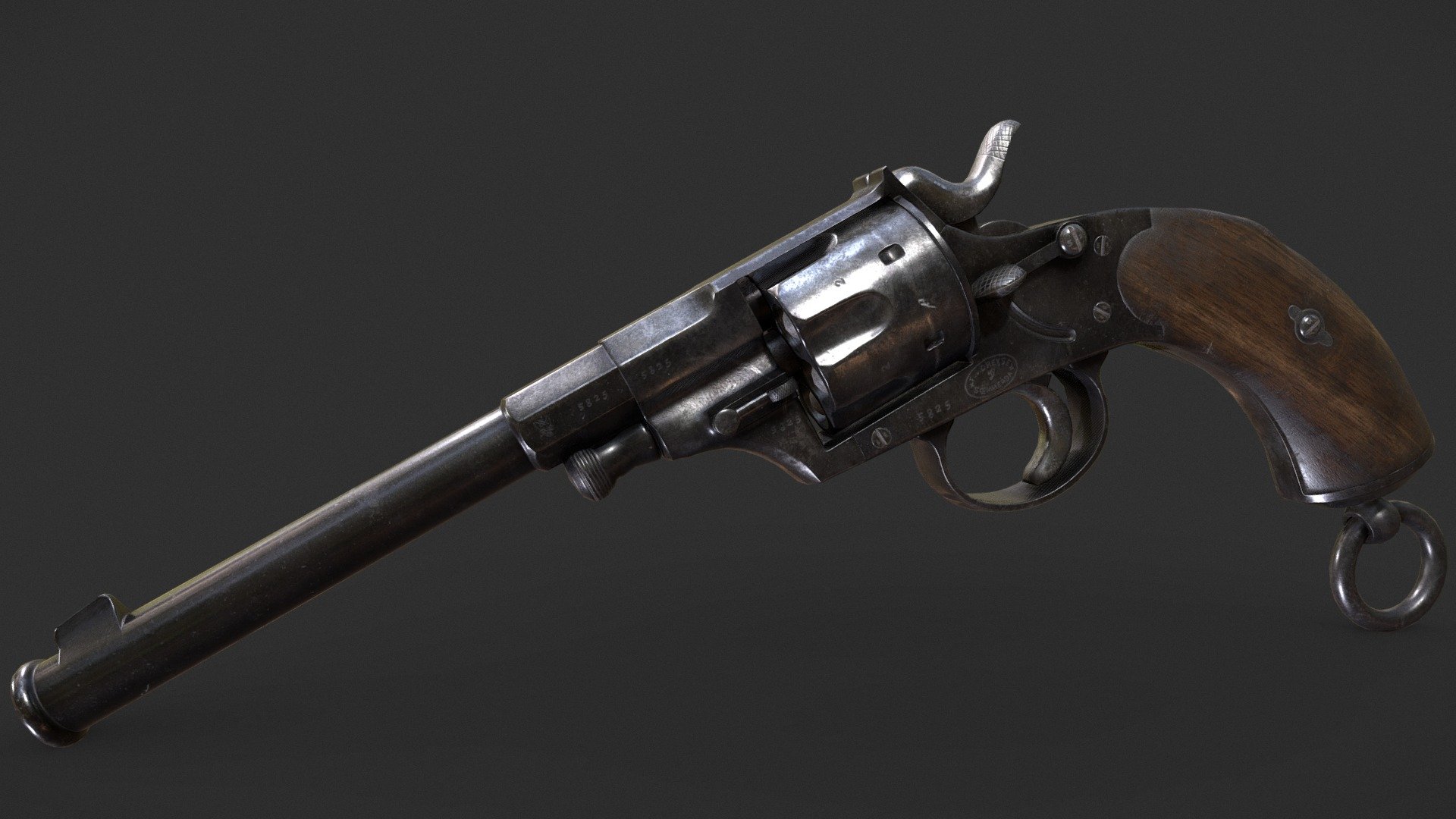 M1879 Reichsrevolver - Download Free 3D model by MrKenshi [8f48263 ...