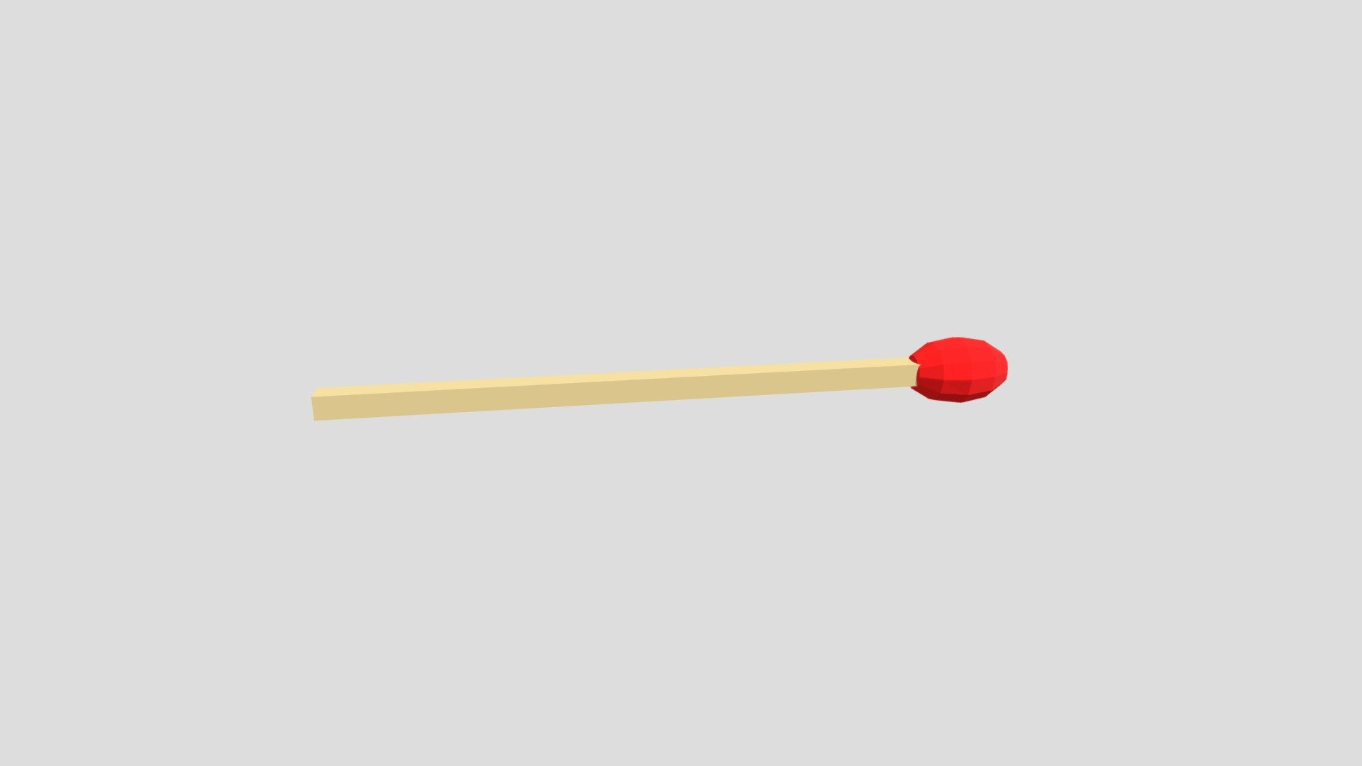 Matchstick from Poly by Google - Download Free 3D model by IronEqual ...