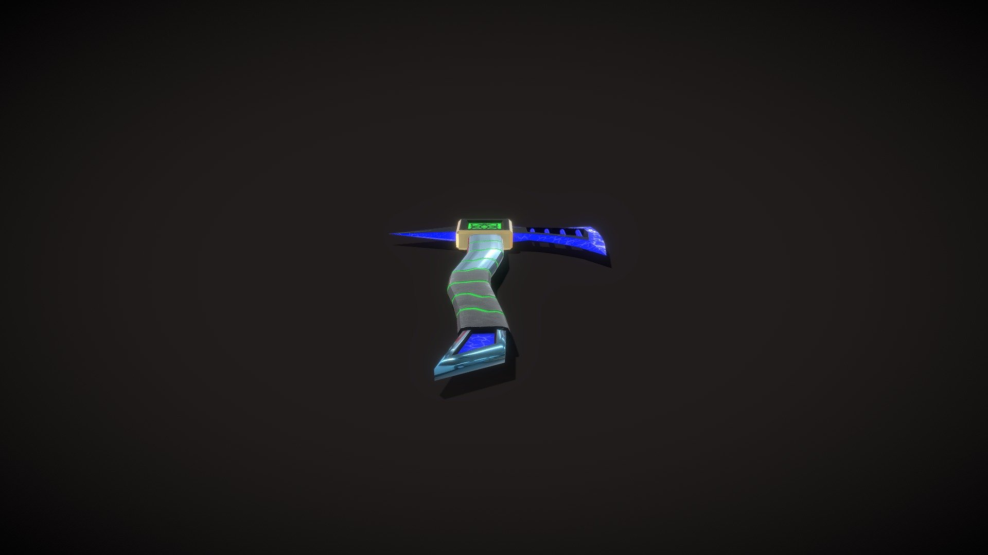 Sci-Fi Axe - Download Free 3D model by bullwa [8f48acb] - Sketchfab