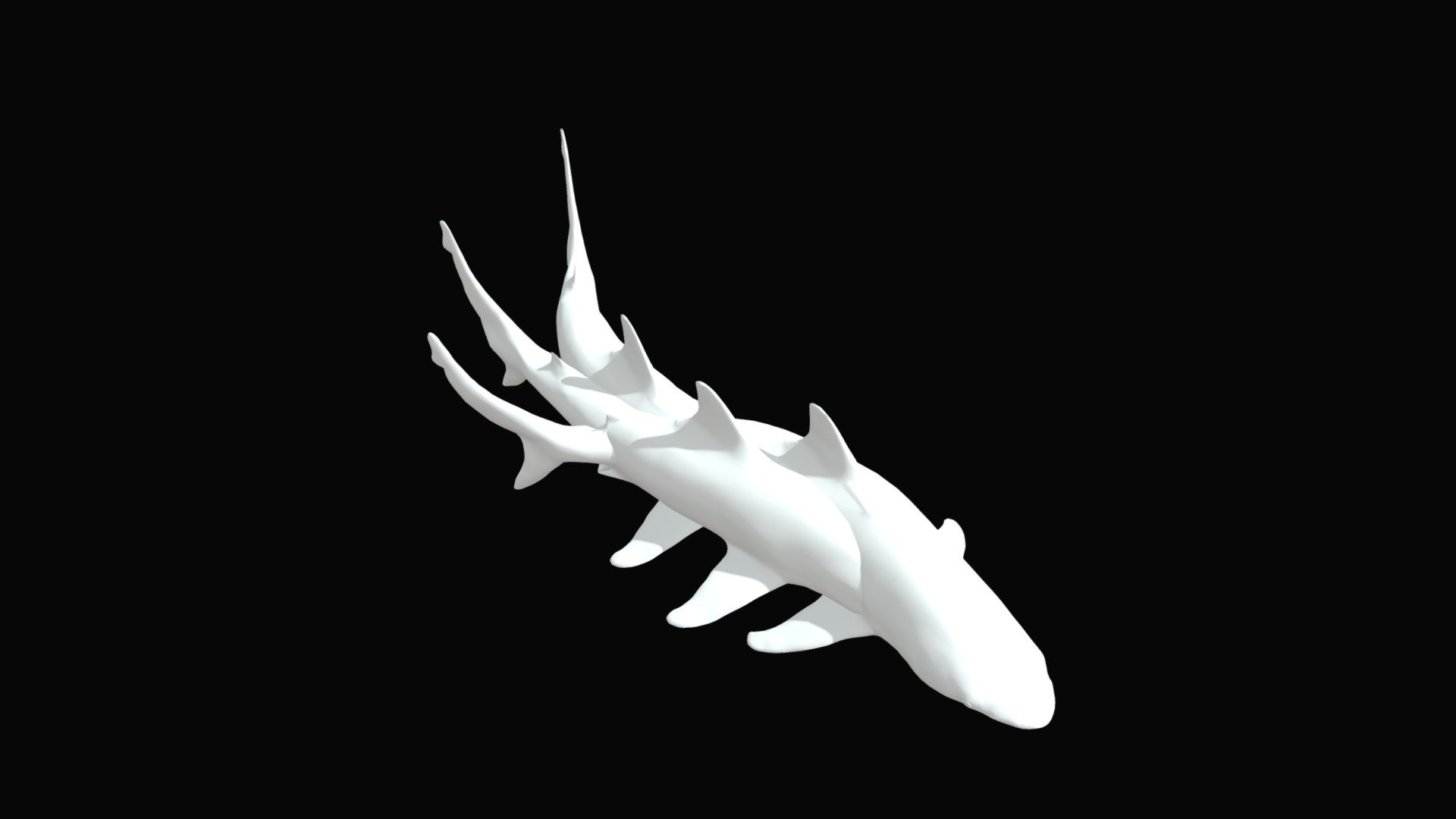 Shark Movement (multiple body, 1 head, v2) - Download Free 3D model by ...
