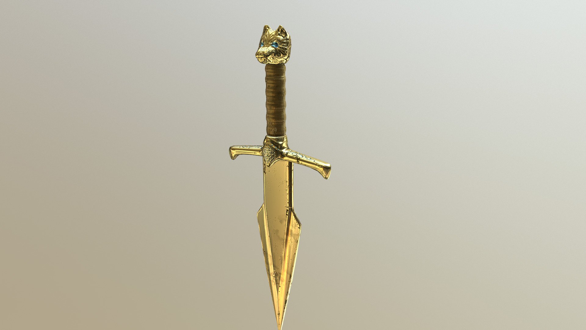 Golden Dagger - 3D model by milan92 [8f4c541] - Sketchfab