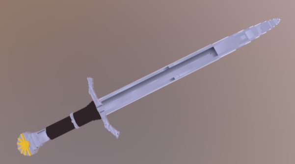 Sun Sword from game of thrones into minecraft - 3D model by Henry9135 ...