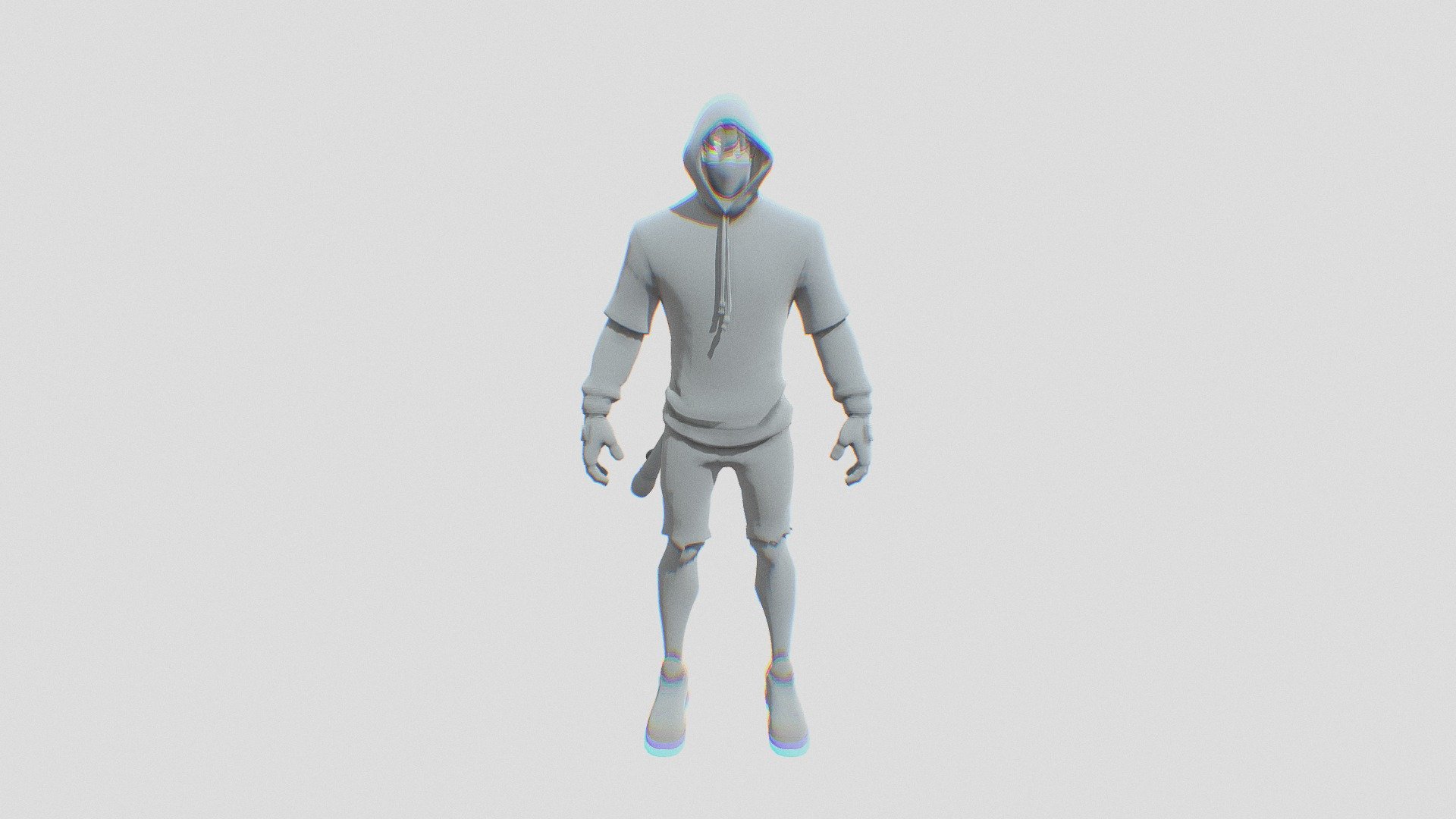 ikonic-fortnite-blue-striped - 3D model by Oakley09 (@O1kleyRL ...