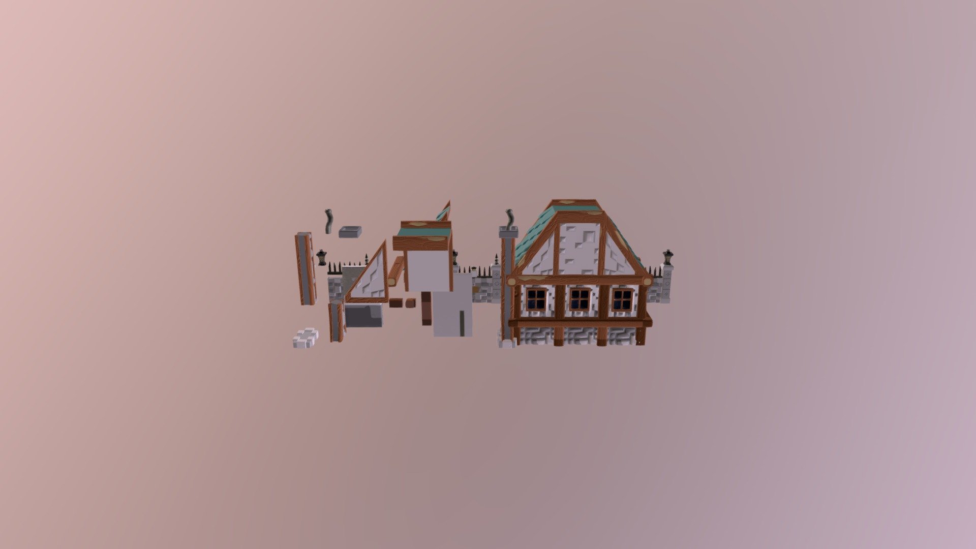 House Modular - 3D model by Trevor Walls (@TrevWalls3D) [8f4fab3 ...