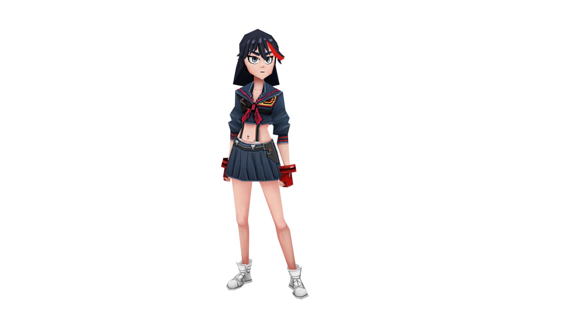 Matoi Ryuko PSX - 3D model by Pino_156 (@titi_156) [8f501bf] - Sketchfab