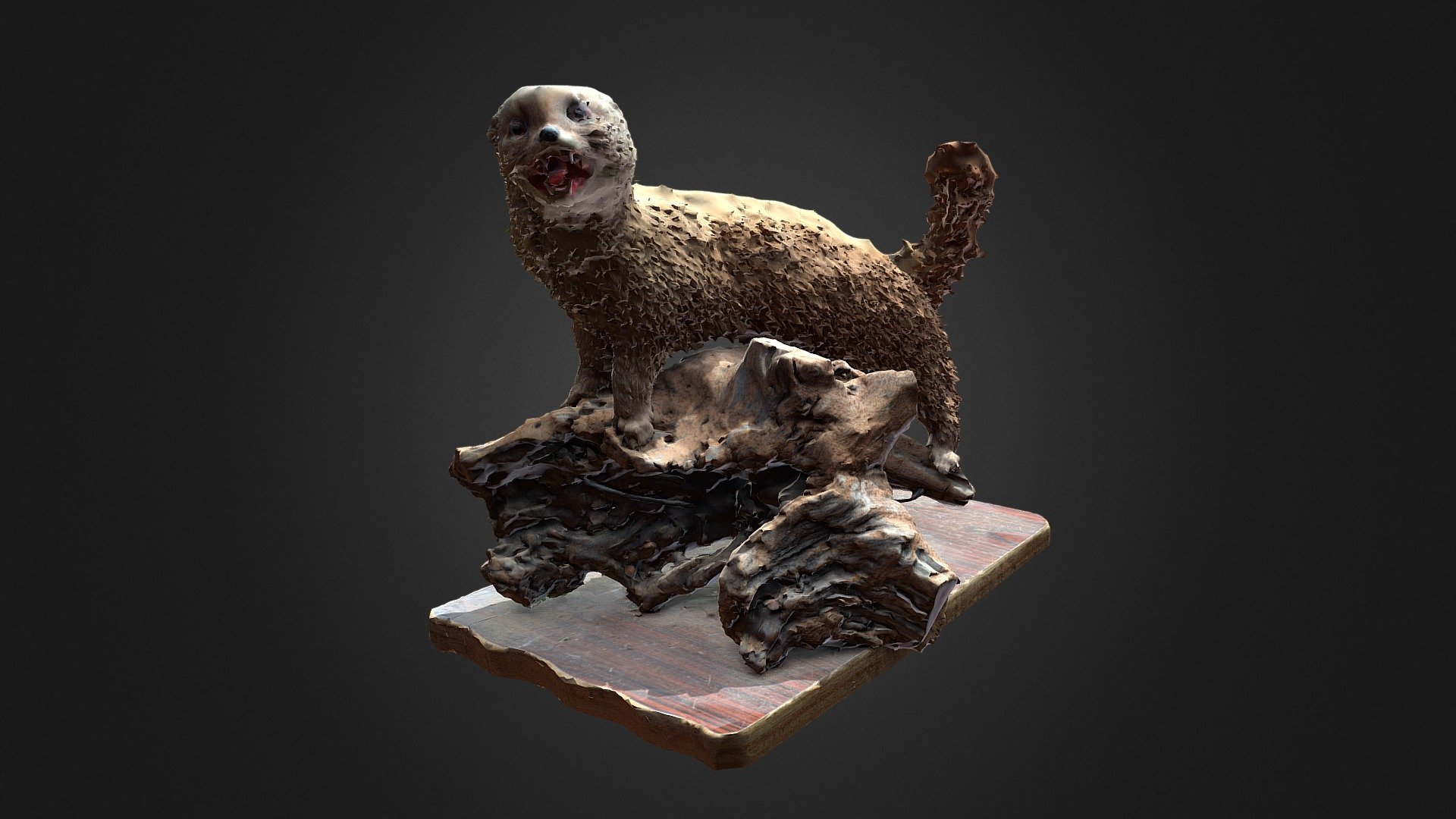 Stuffed japanese weasel - 3D model by Enishi (@tuntuku) [8f505b0 ...