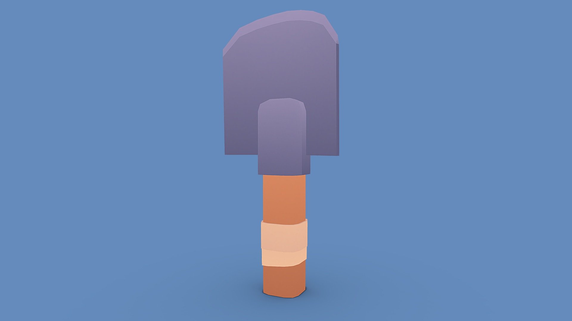 Low Poly Stylized Shovel Game Ready - Buy Royalty Free 3D model by ...