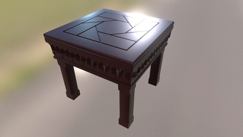 Table 01 - 3D model by mas.office.jo [8f51b5a] - Sketchfab