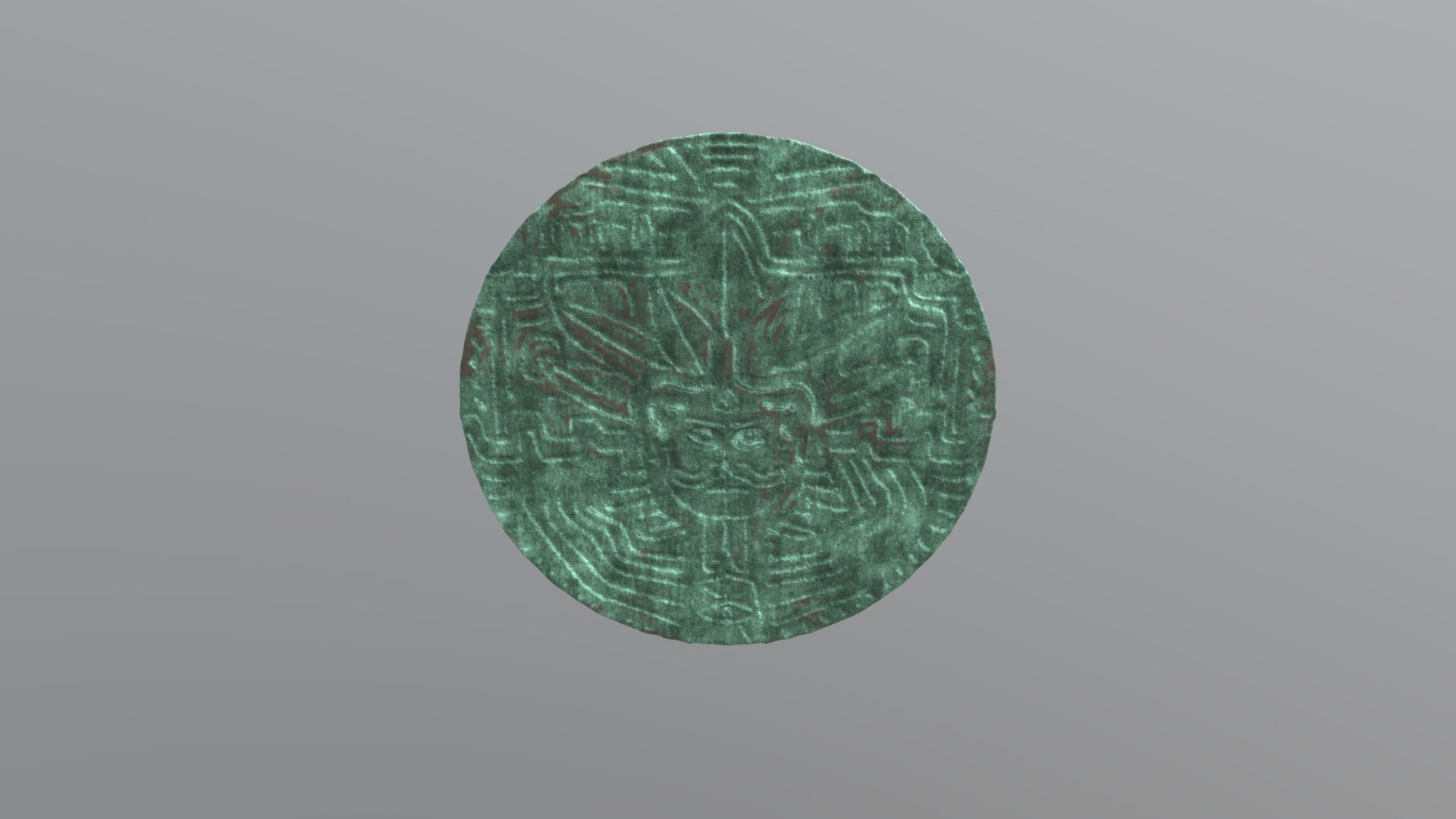 Aztec Coin - 3D model by MossOnTheRocks [8f520b1] - Sketchfab
