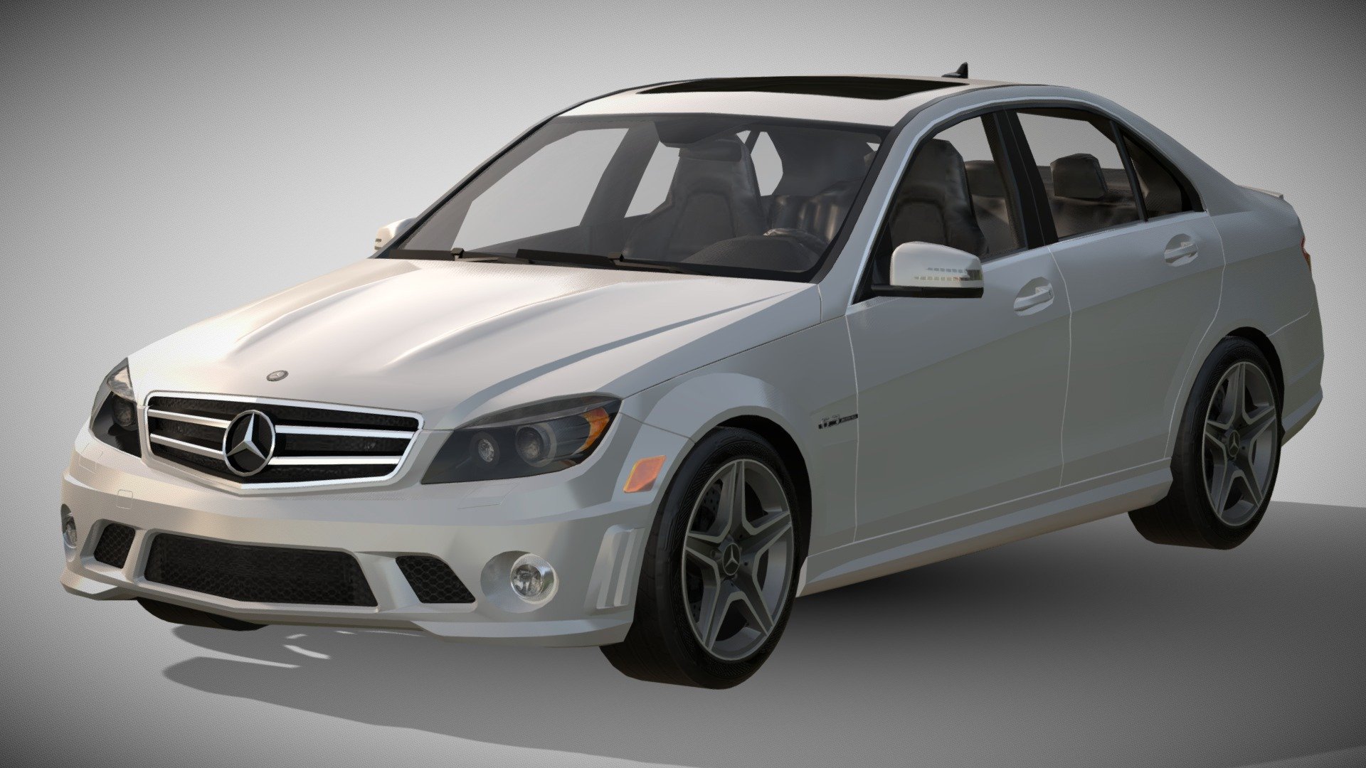 2008 Mercedes-Benz C63 AMG - Download Free 3D model by Ddiaz Design ...