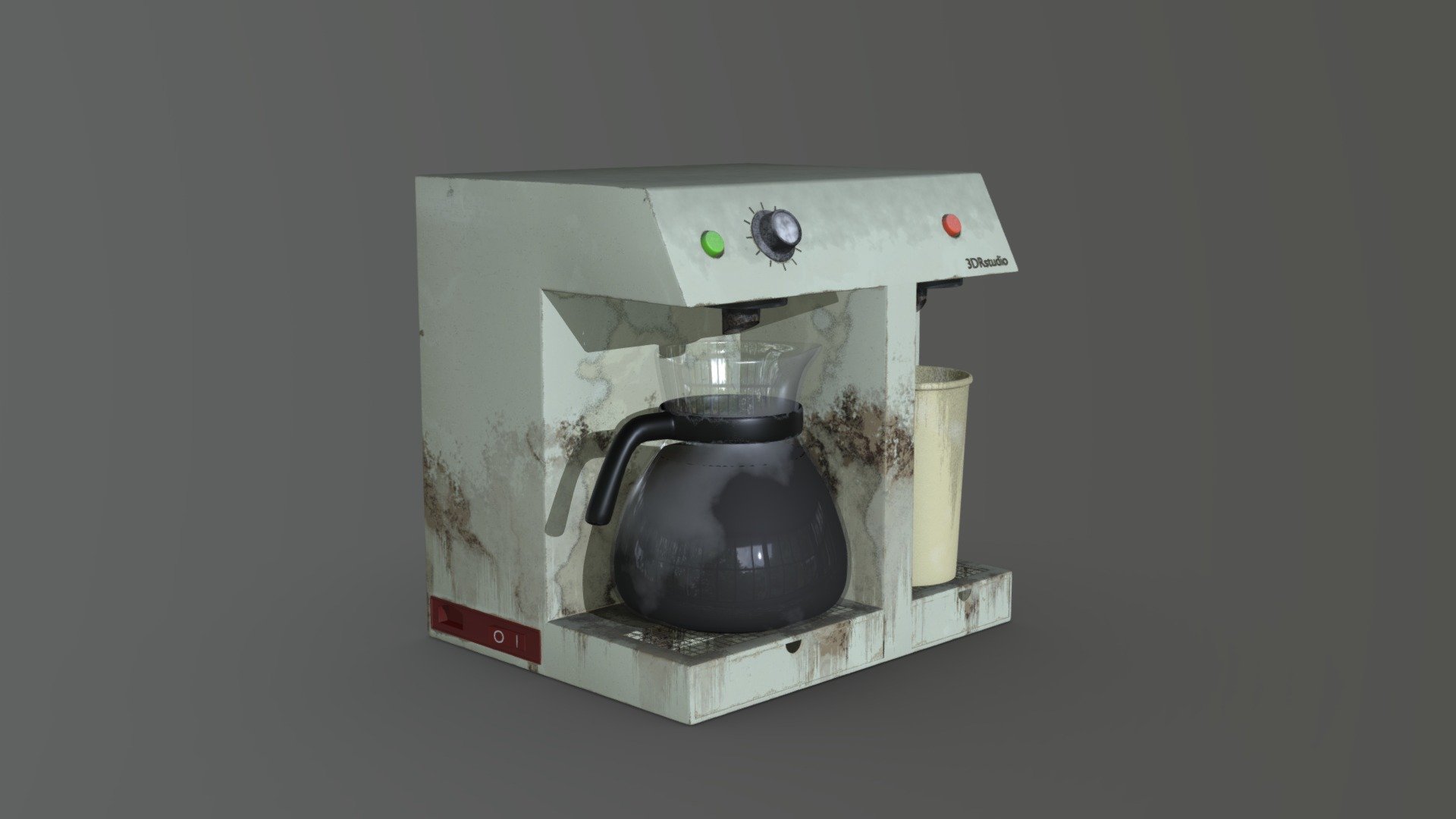 Coffee Machine - Download Free 3D model by 3DRstudio [8f5470b] - Sketchfab