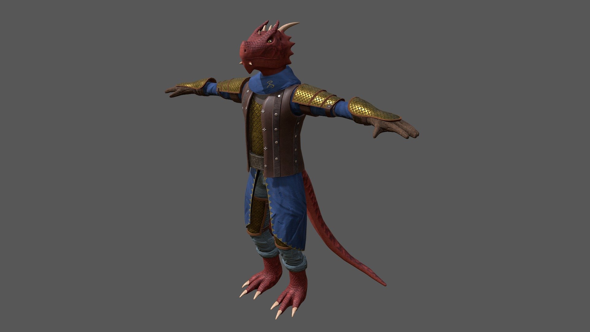 Dragonborn - 3D model by somberking [8f55298] - Sketchfab