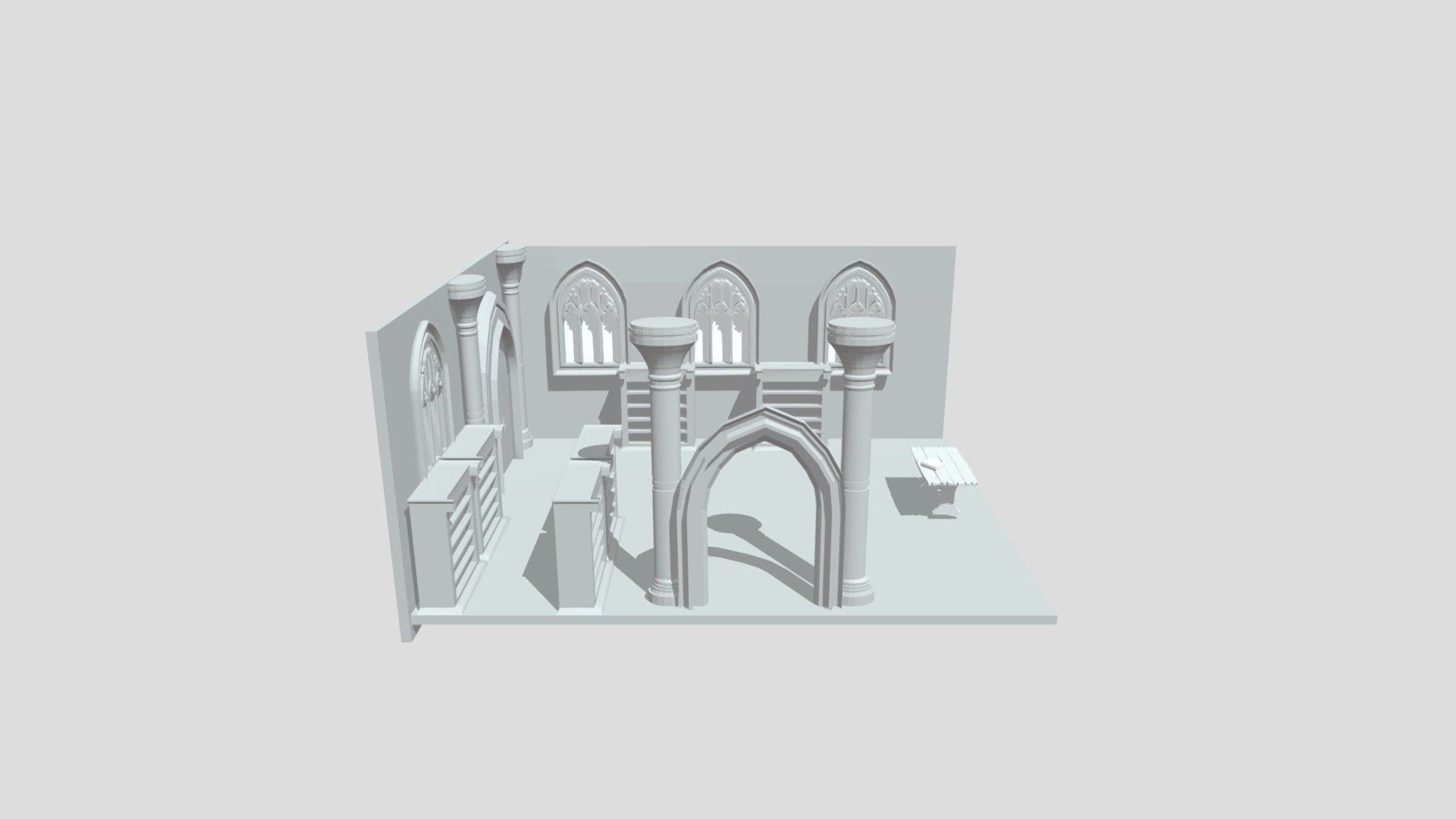 Library_Model_WIP - 3D model by kwest129 [8f55482] - Sketchfab