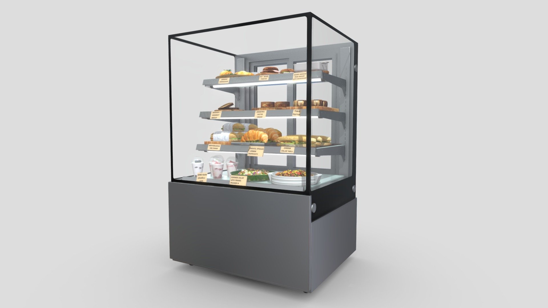 Bromic Ambient Food Display 90 cm - Buy Royalty Free 3D model by ...