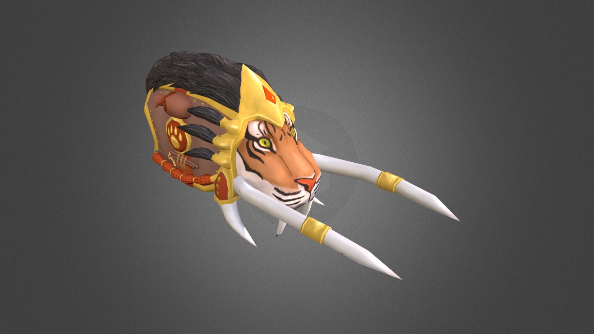 Gameart Weapon Tiger Claw - 3D model by SiemDeWilde [8f570b7] - Sketchfab