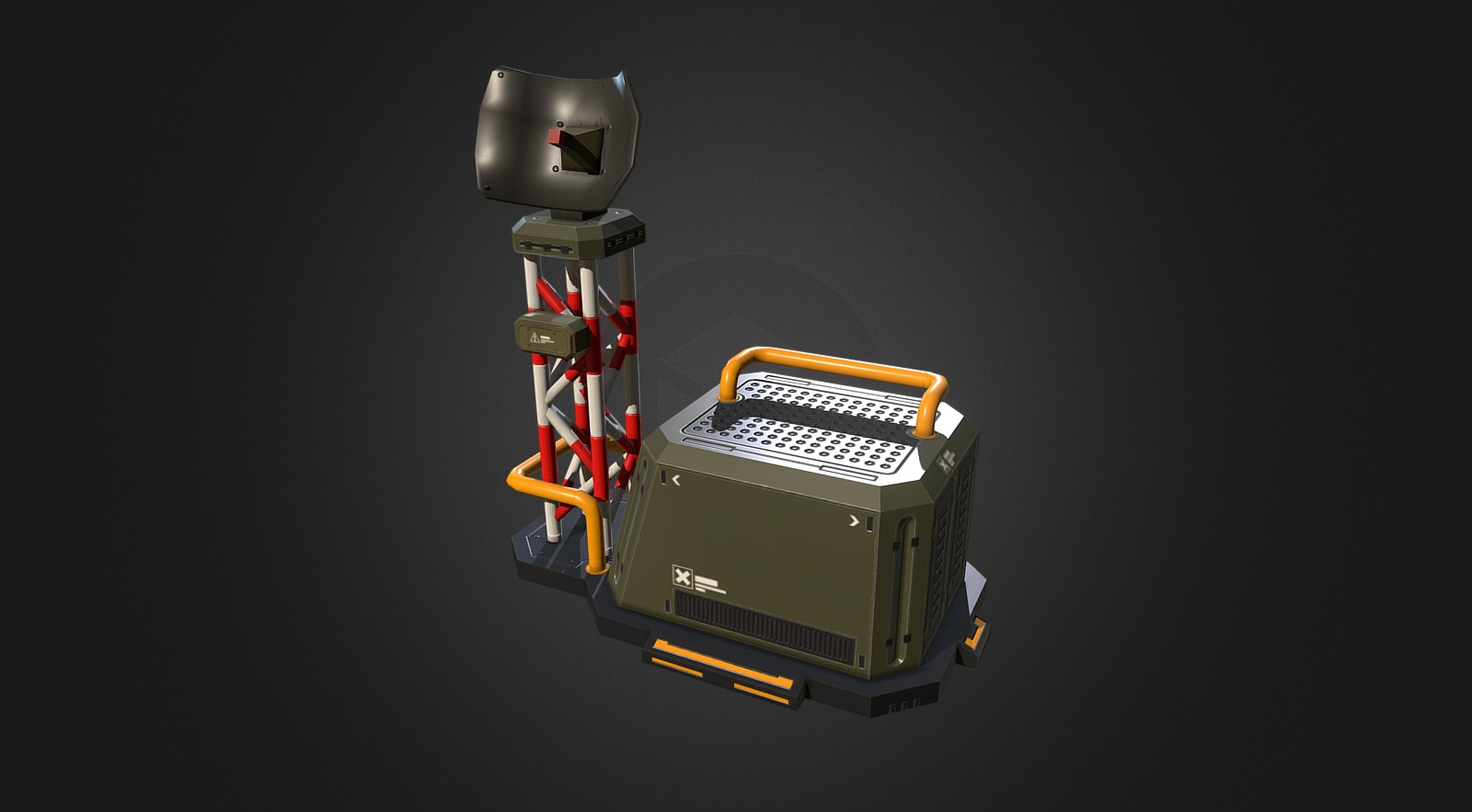 RTS Radar Tower - Download Free 3D model by Sabri Ayeş (@sabriayes ...