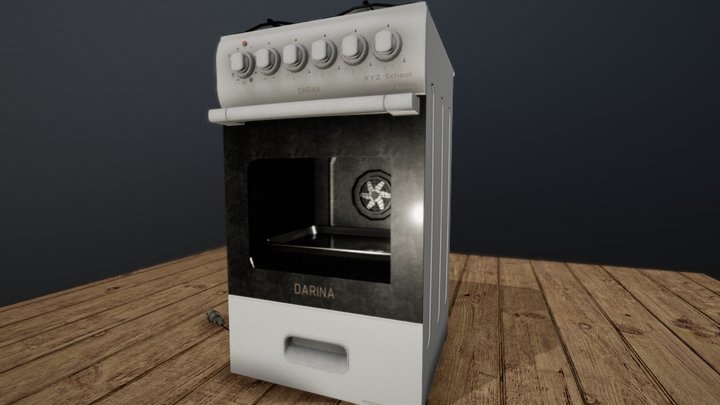 Gas-stove 3D models - Sketchfab