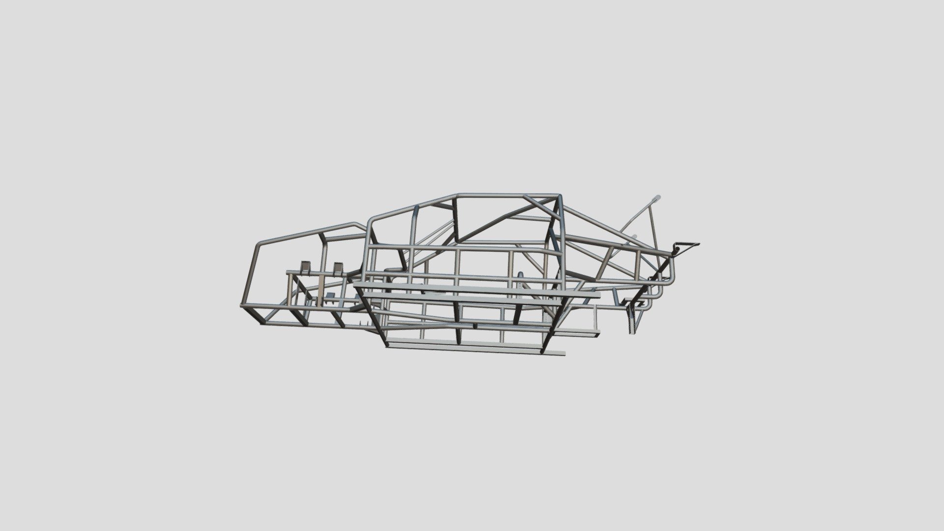 Tigra Tubular Racecar Frame - Jaco Field - 3D model by Jaco Field ...