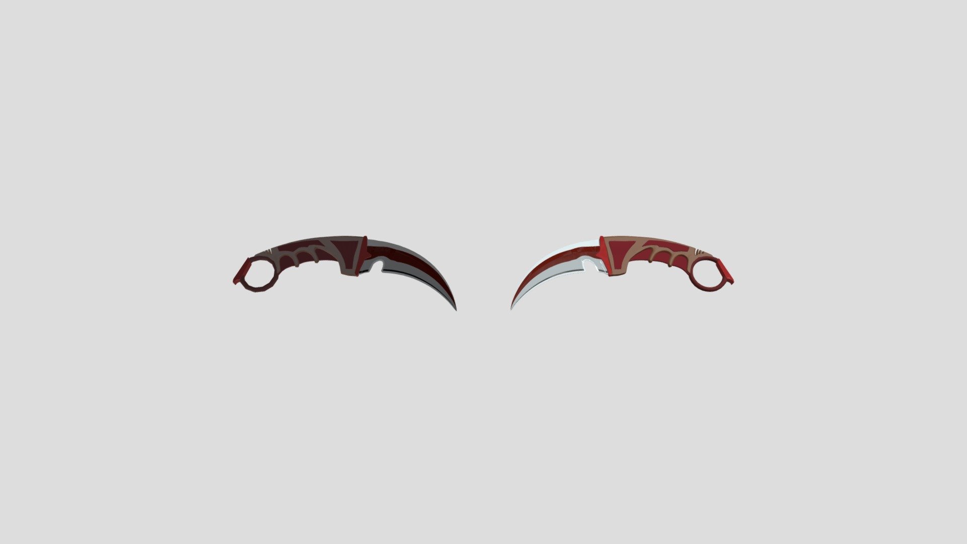 Ninja Karambit Knife Dagger - 3D model by abdullahussain01 [8f58c65 ...
