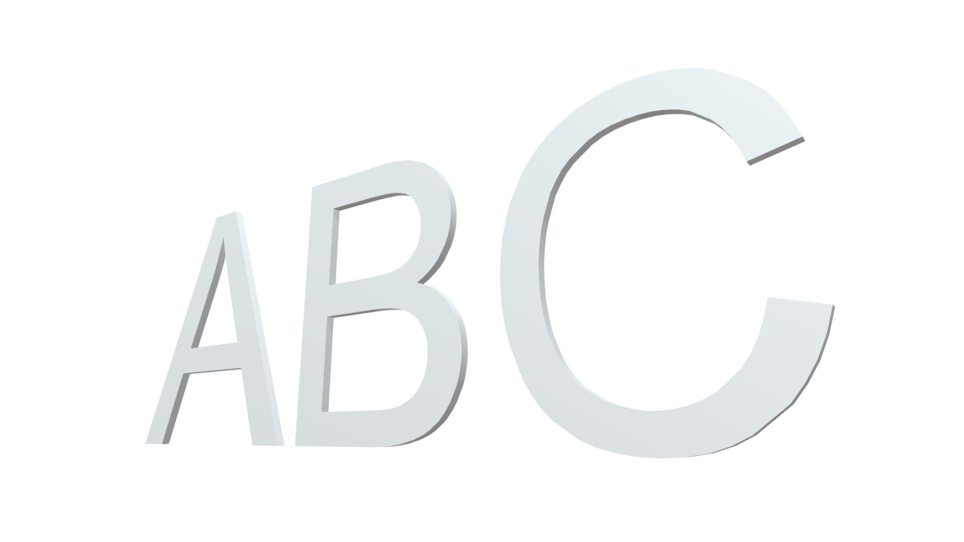 ABC Chrome-small - 3D model by werbetechnikmigde [8f5a04e] - Sketchfab