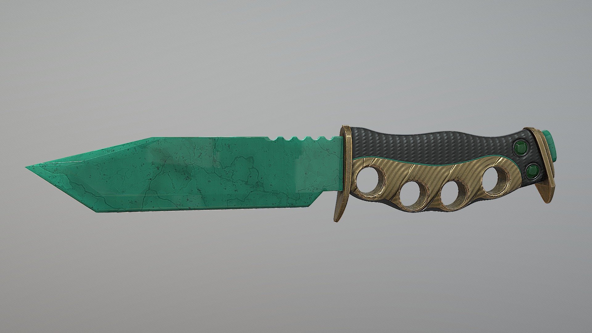 Harbinger Knife - Jade - 3D model by virex1337 [8f5b3fb] - Sketchfab