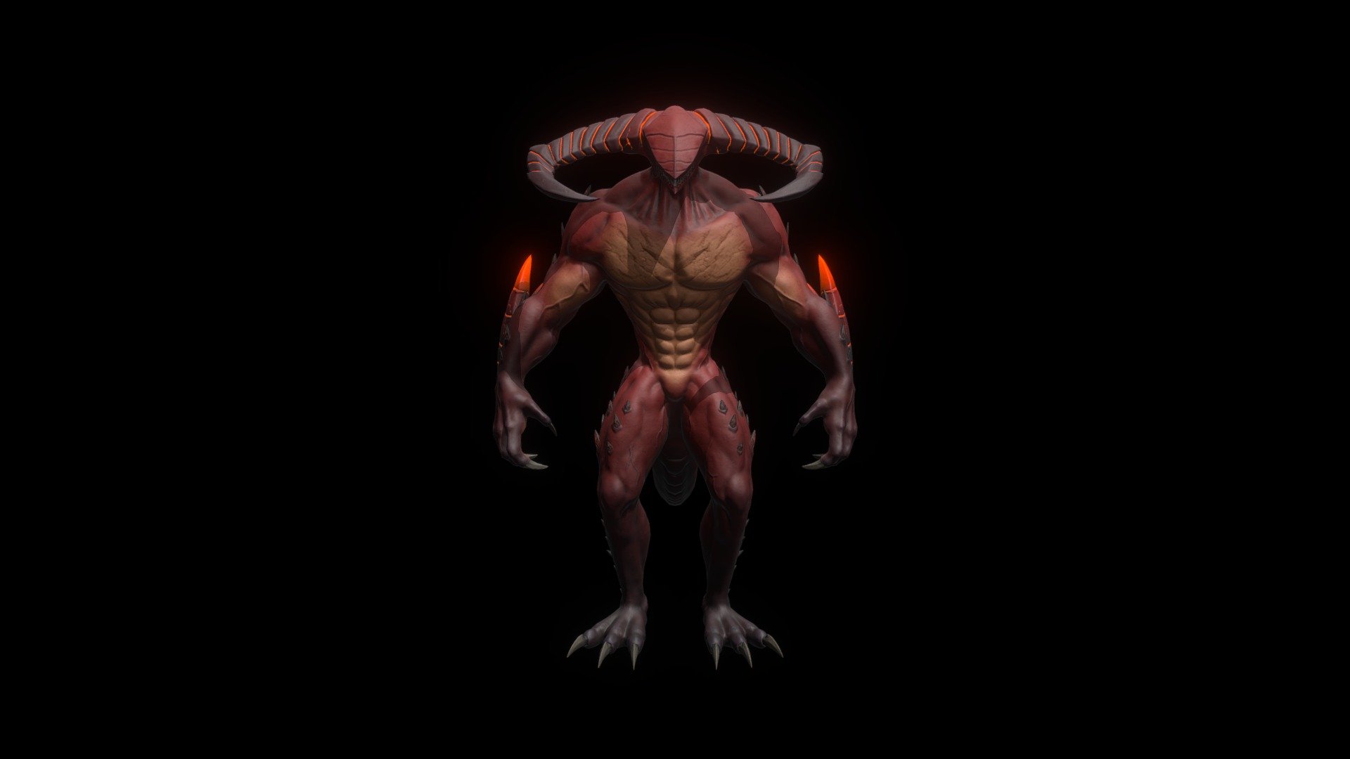 DemonKin_Red - 3D model by Quaanhuy (@quaanhuy1603) [8f5cde6] - Sketchfab