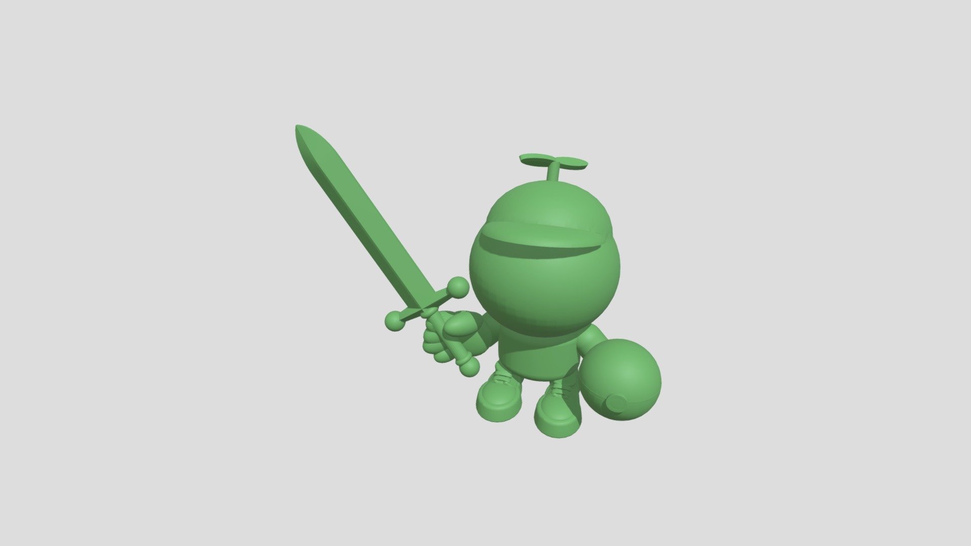 Battle Man - Download Free 3D model by 12345678910ab [8f5d53e] - Sketchfab