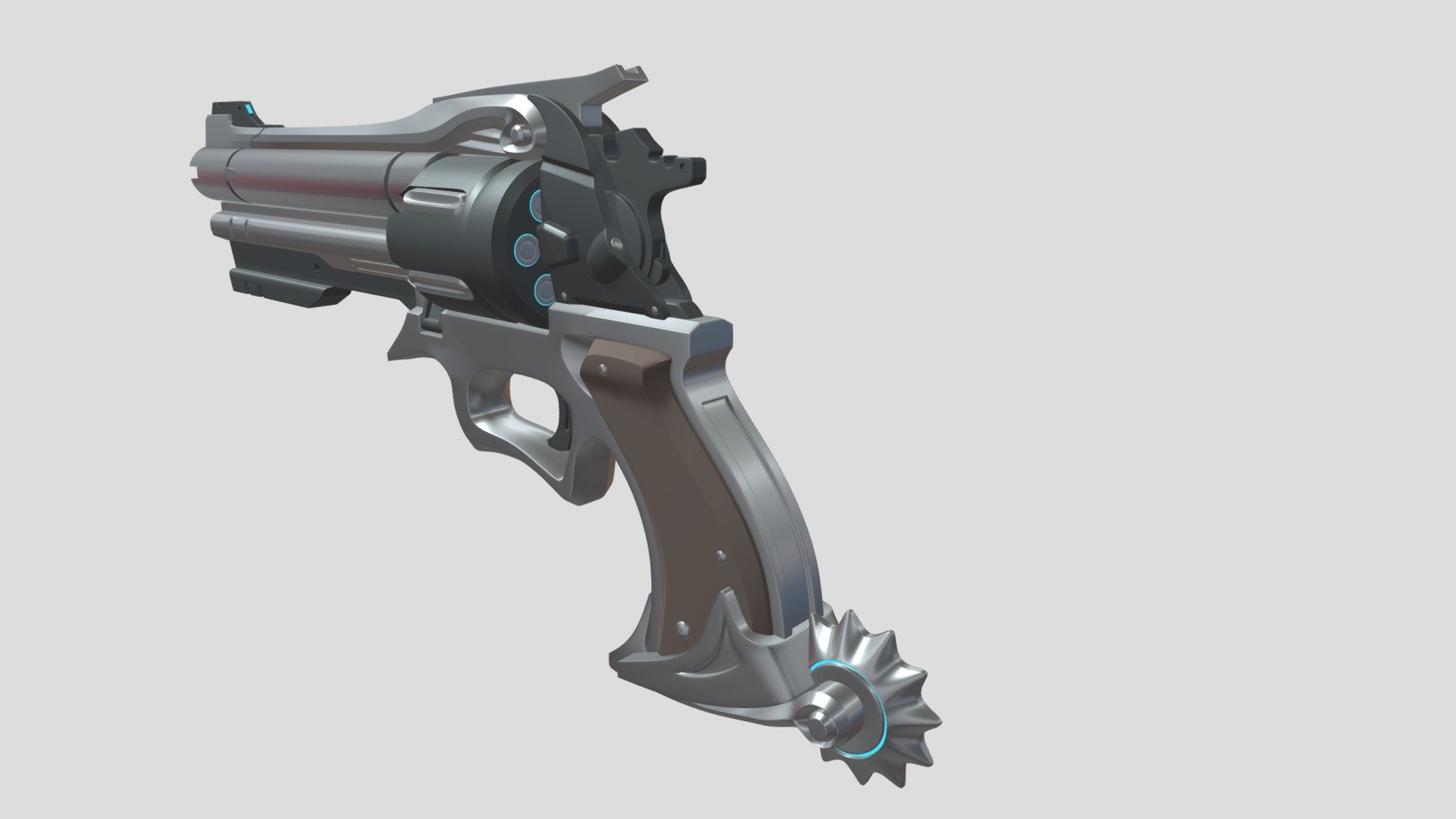 Revolver - 3D model by Christina (@princessdarknessly) [8f5d627 ...