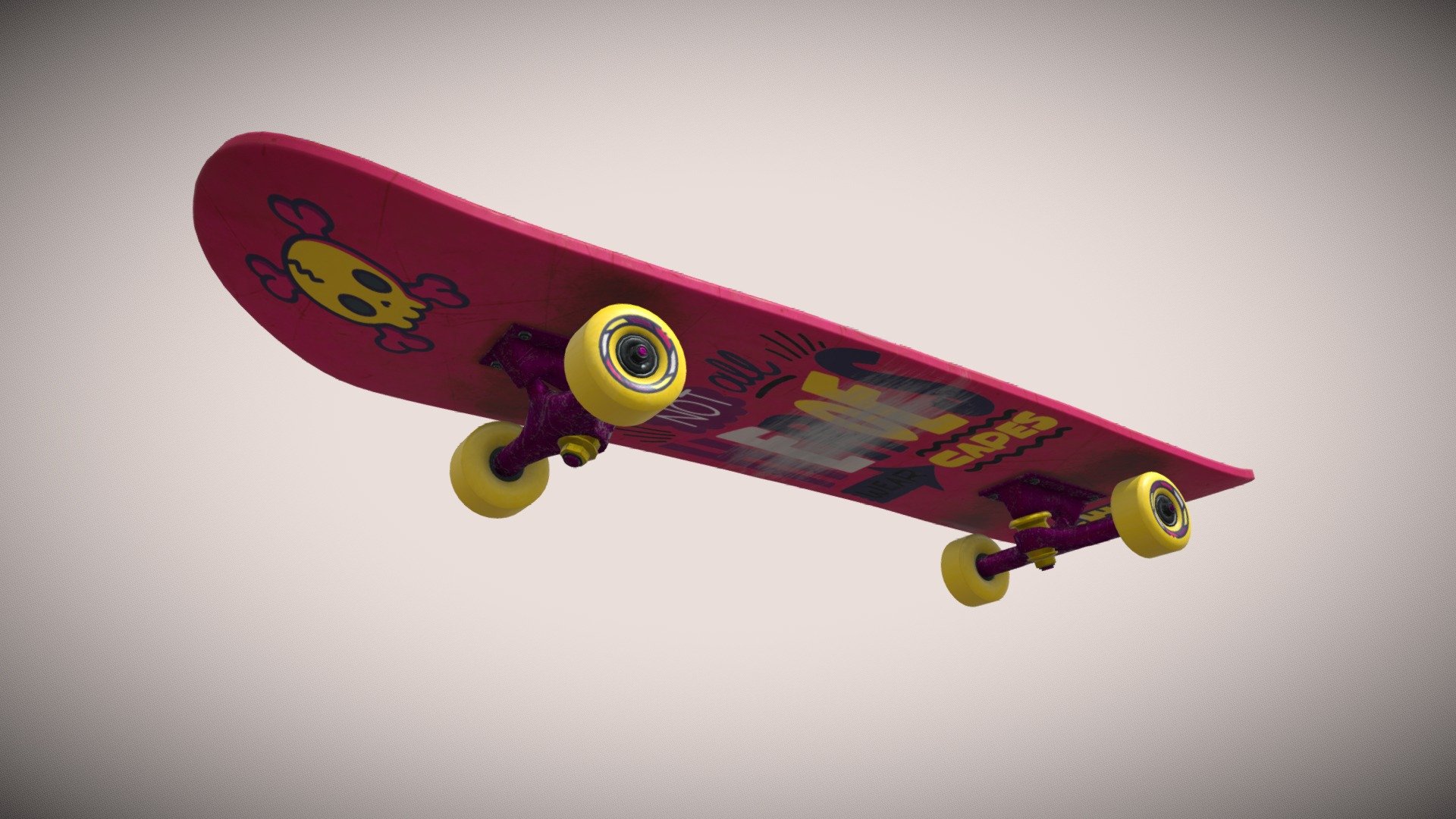 Skateboard Model - 3D model by Grunt9 [8f5f9db] - Sketchfab