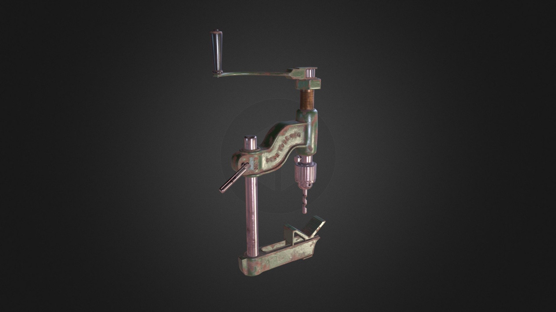 Old Cole Drill - 3D model by NathalieButtiens [8f603bb] - Sketchfab