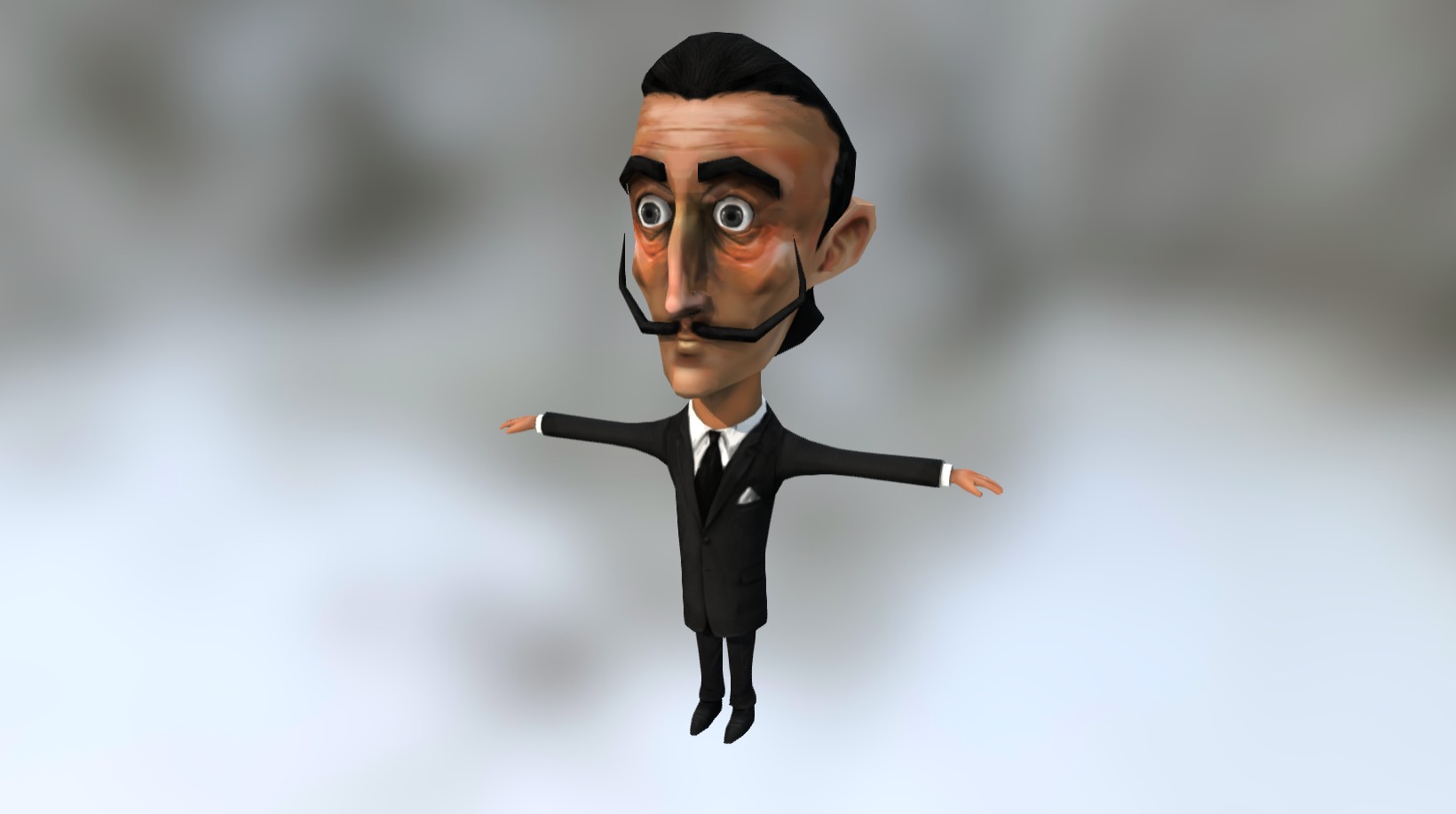Dali - 3D model by owlandfoxgames (@owlandfox) [8f63588] - Sketchfab