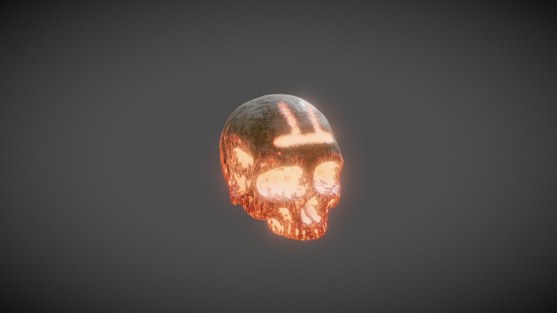 Fire Skull - 3D model by matarazzofelix [8f6510a] - Sketchfab