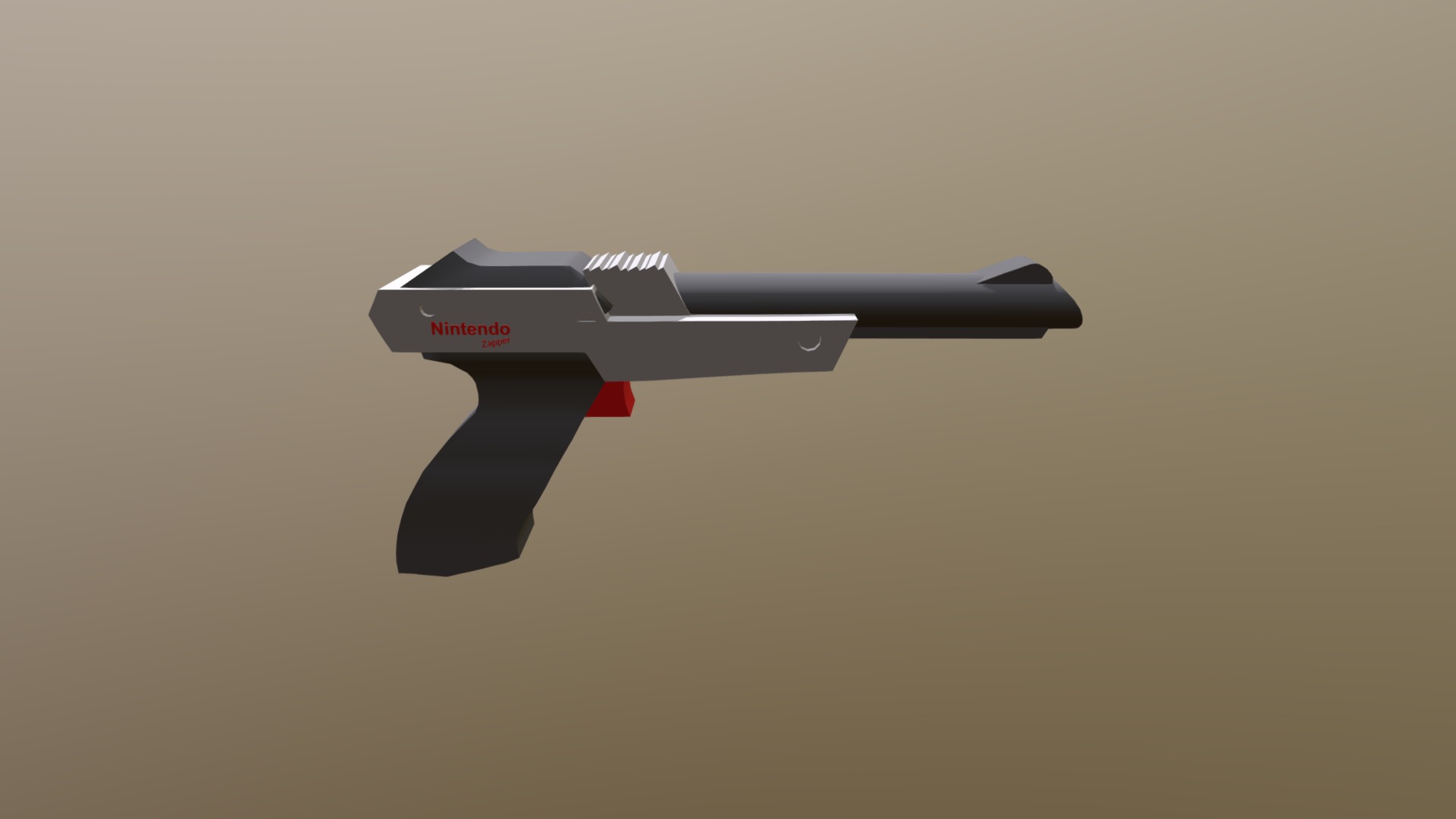 Retro Nintendo Pistol - 3D model by Francisco Torres (@pencilrush ...