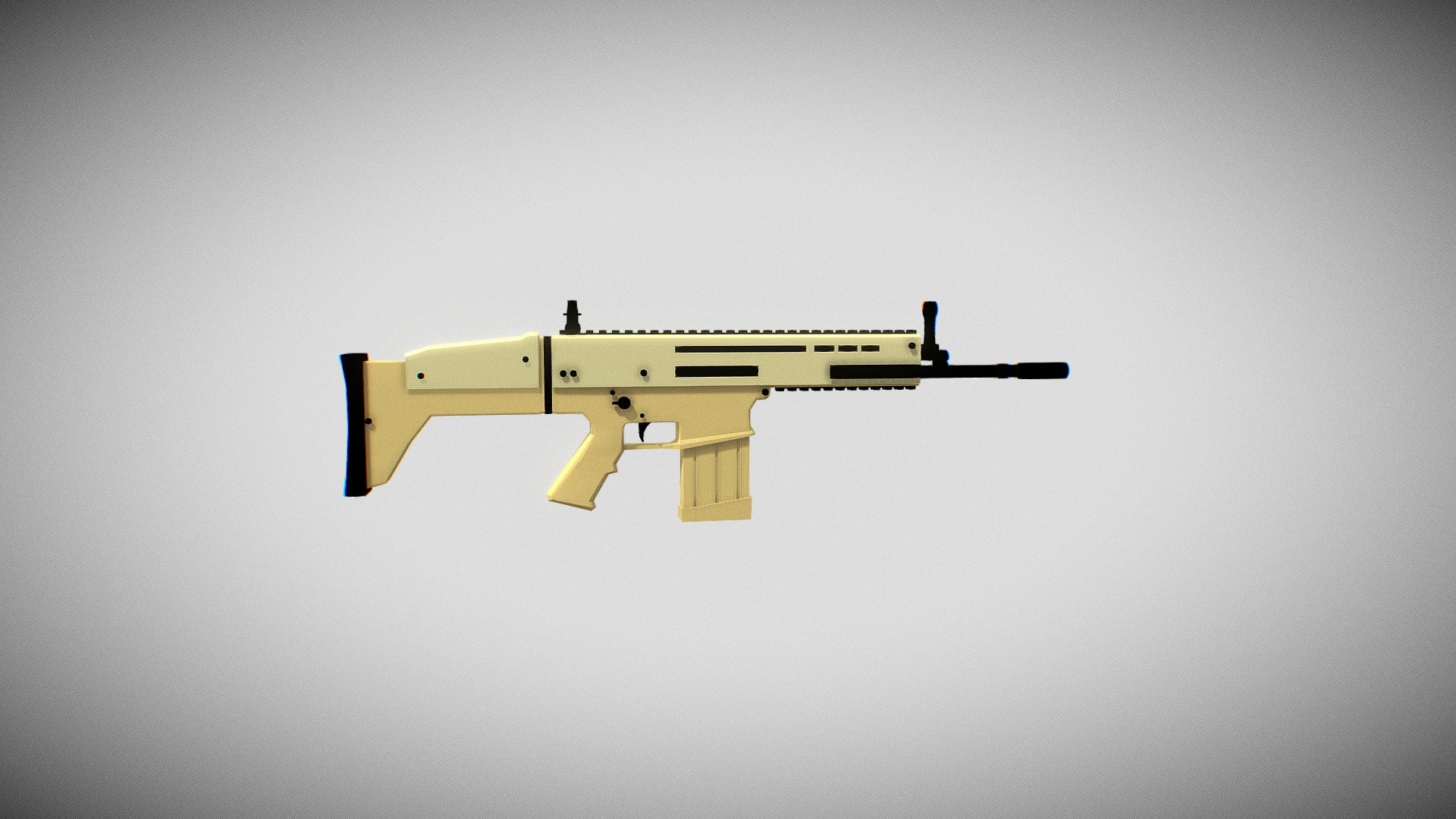 Low-Poly FN SCAR H - Download Free 3D model by jsbgamedev123 [8f67672 ...