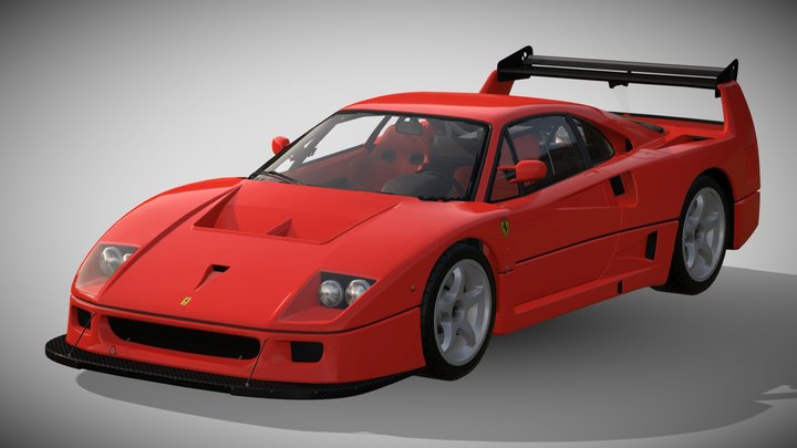 F40 3D models - Sketchfab