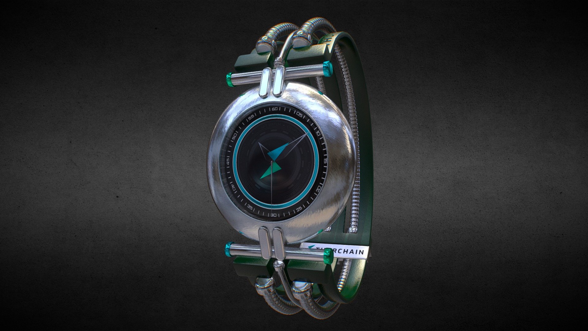 THORChain Crypto Coin Watch - Buy Royalty Free 3D model by ar-watches ...