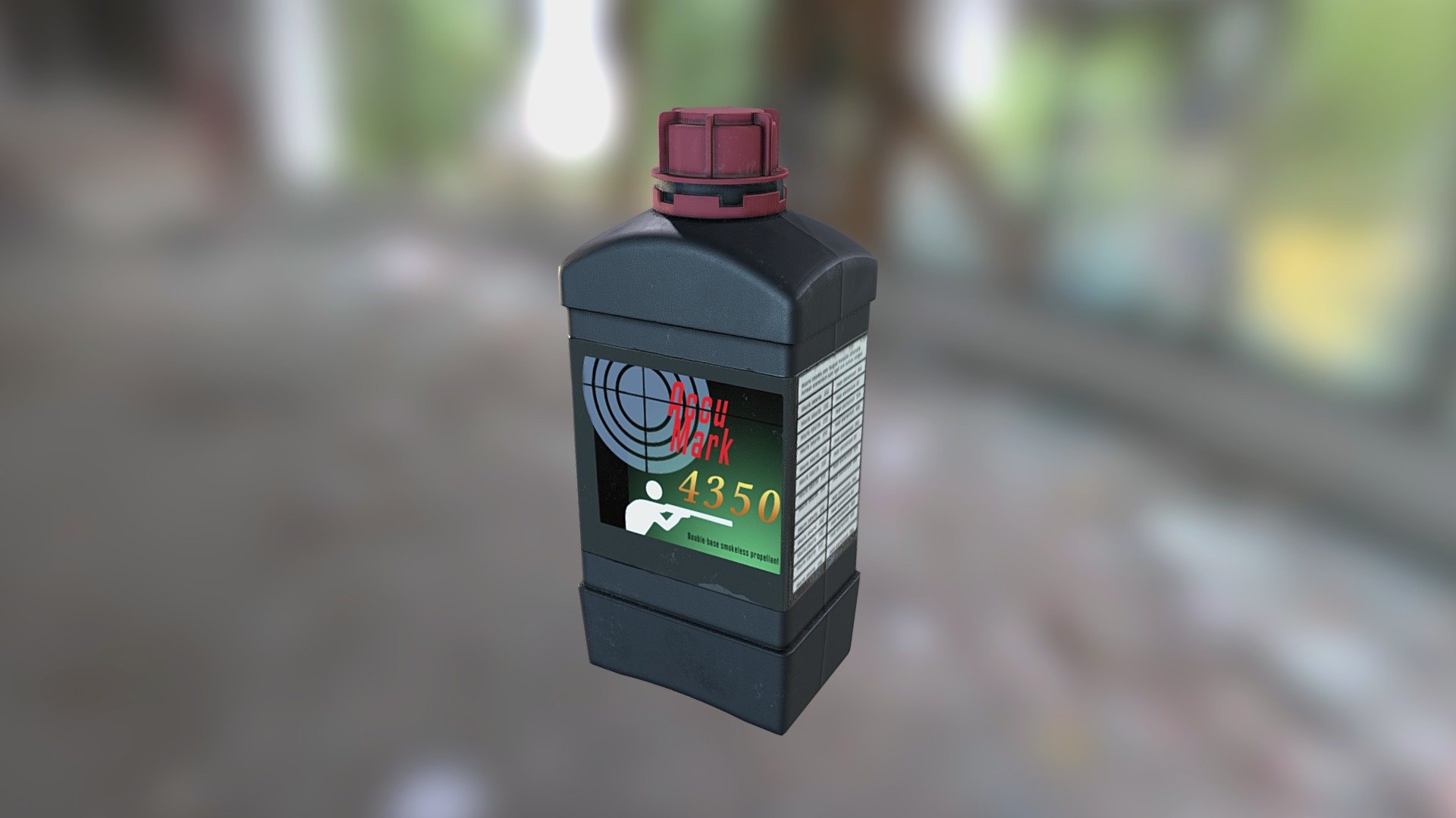 Gunpowder Bottle - 3D model by Fractured Veil (@paddlecreekgames ...