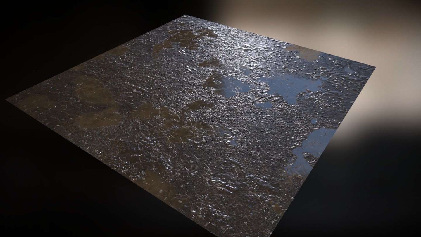 Mud Material - Download Free 3D model by KINXZ [8f6c45d] - Sketchfab