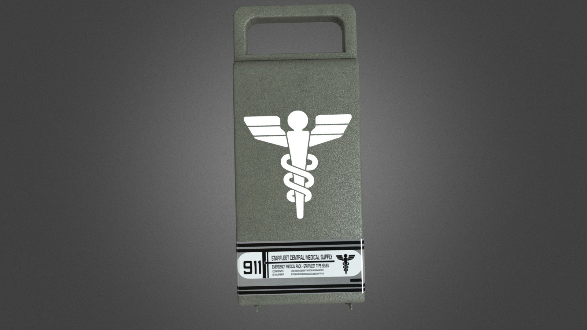 Star Trek Compact Medkit (Openable) - Download Free 3D model by Crazy ...