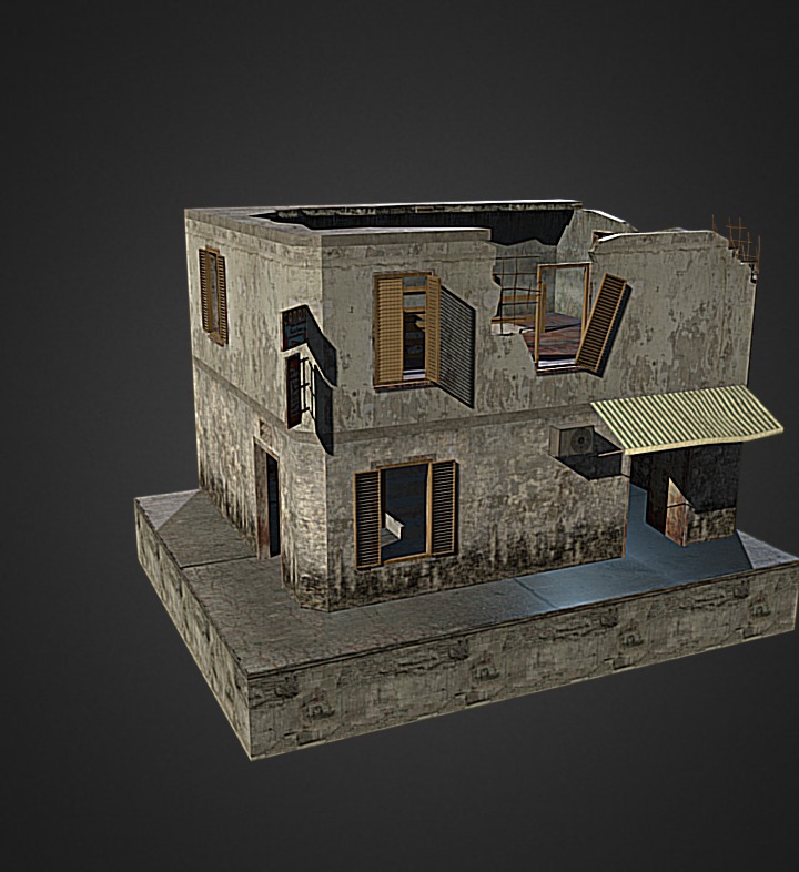 Ruind-building - Download Free 3D model by nermin [8f6e41b] - Sketchfab