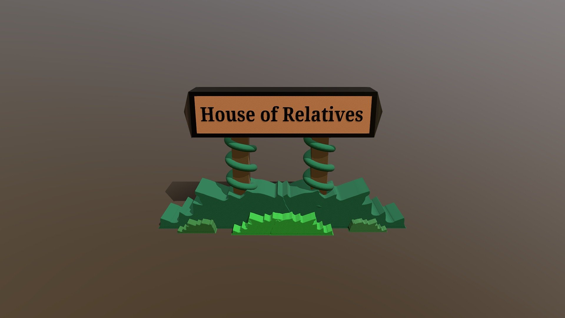 House of Relatives Sign - Download Free 3D model by mhagan2024 [8f6ea52 ...