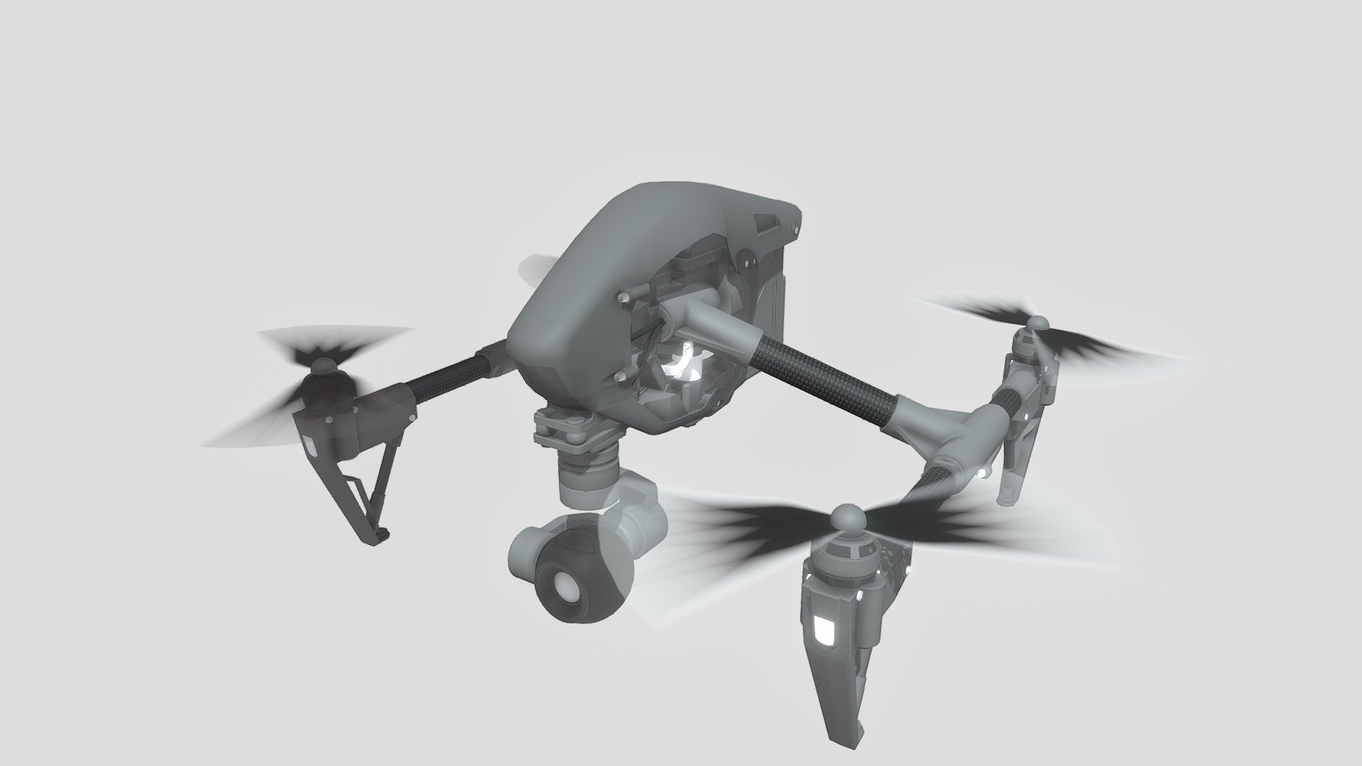 drone - 3D model by sixtrees (@63_3D) [8f71043] - Sketchfab