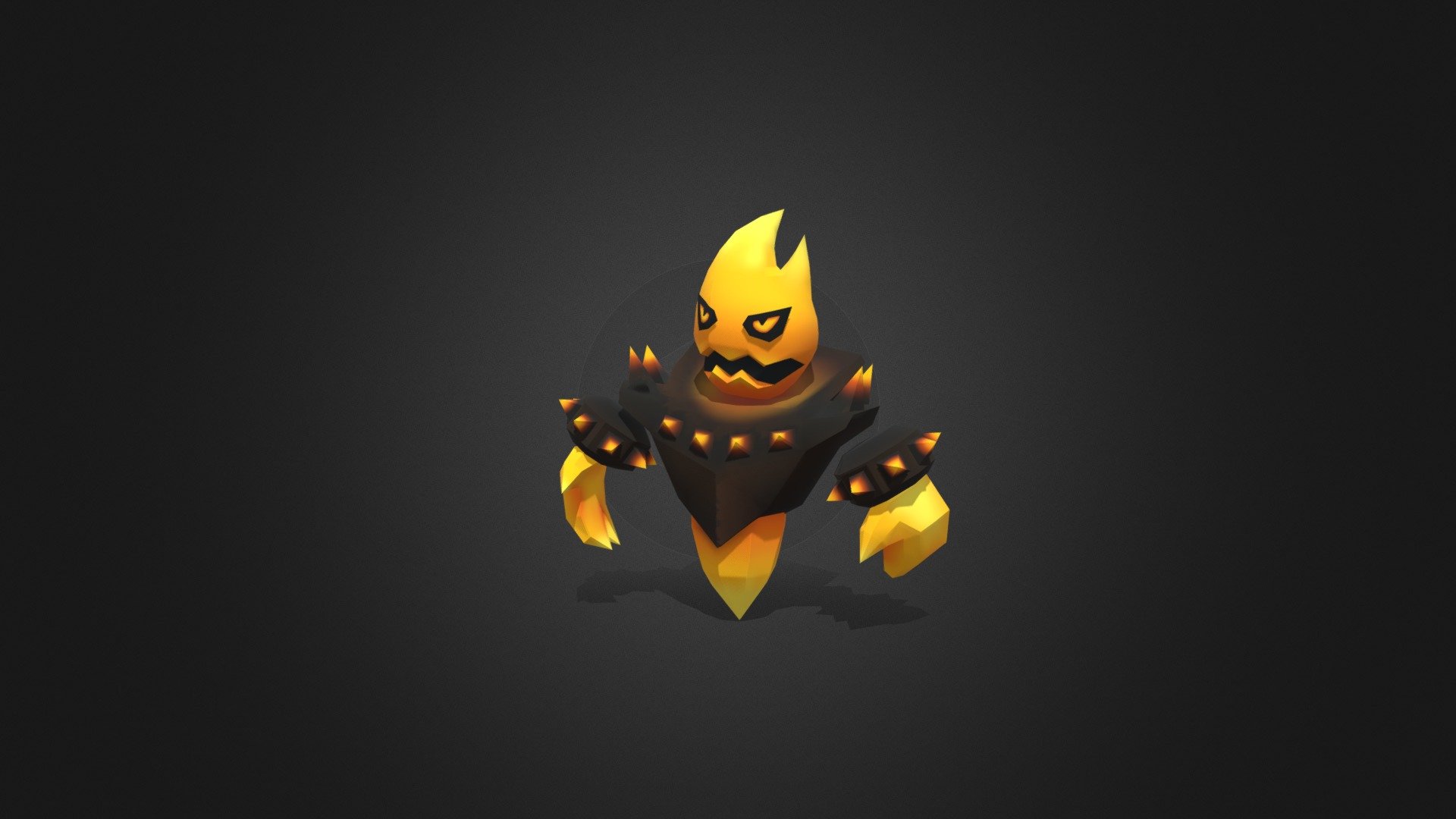 Low Poly Tiny Fire Flame Enemies Evolution Pack - 3D model by ...