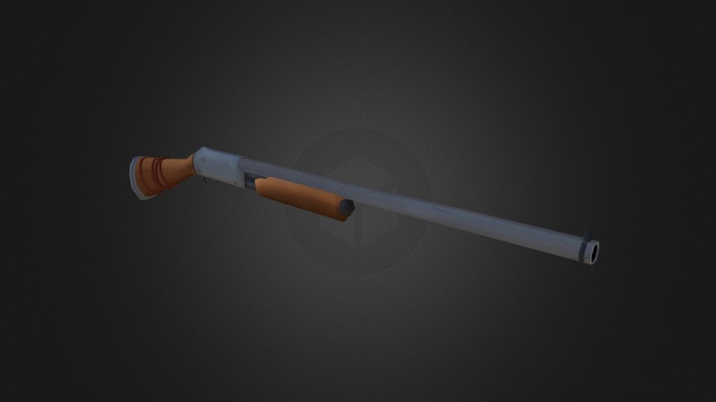 Low poly shotgun - 3D model by Loose Hand Studio (@kazian) [8f72e77 ...