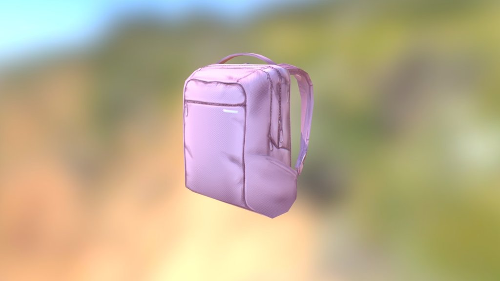 Low Poly Backpack - 3D model by Jeff (@kiri-rxrai) [8f733c2] - Sketchfab