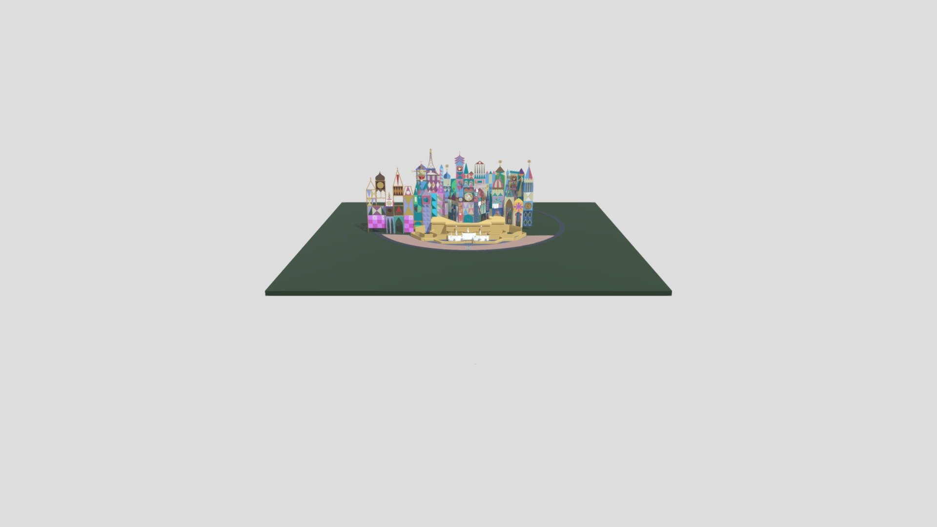 Tokyo Disneyland /It's a Small World - 3D model by Blnae_ [8f745a3 ...