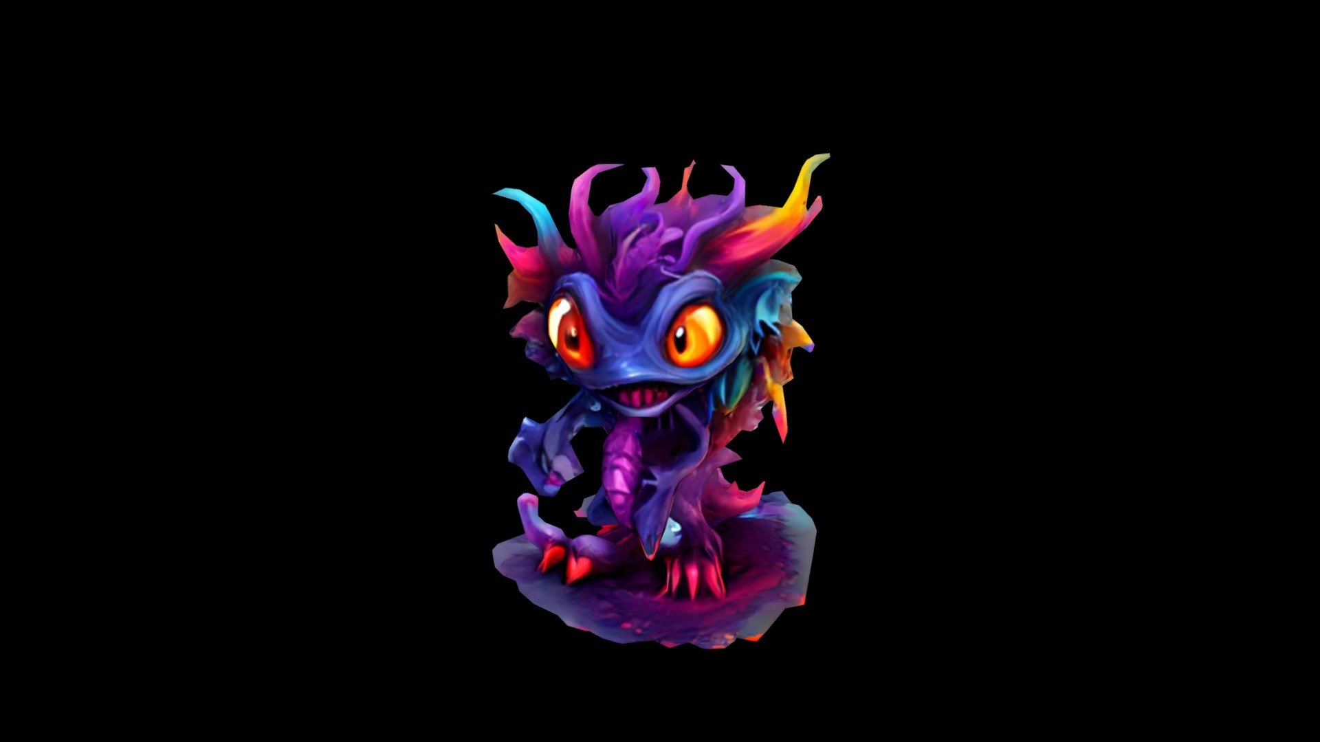Illustration A Magical Creatur - Download Free 3D model by klrxyz ...