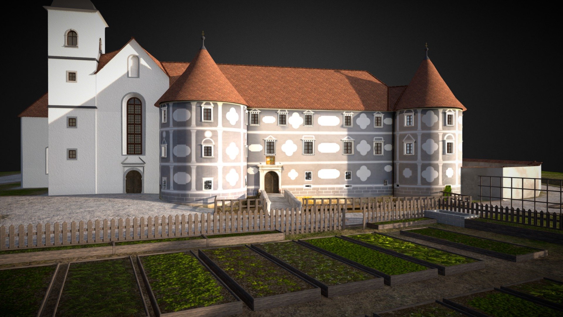 Olimje - Samostan (poskus rekonstrukcije) - 3D model by Heritage+ by ...